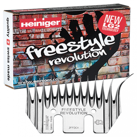 Heiniger Freestyle Revolution Run-In Sheep Shearing Comb | Highway Shearing